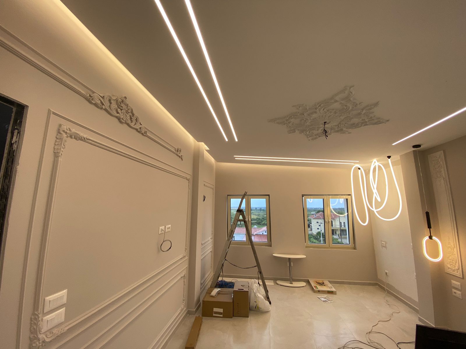 Punime gipsi për tavane - Oliv Construction